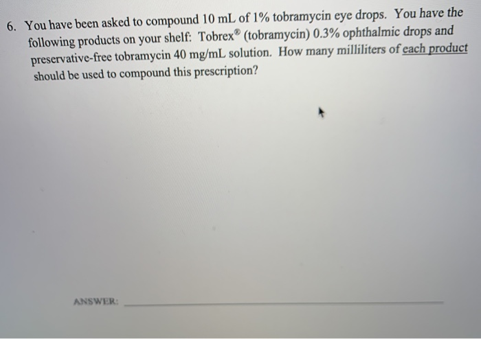 3. Refer to the following recipe: Rx benzalkonium | Chegg.com