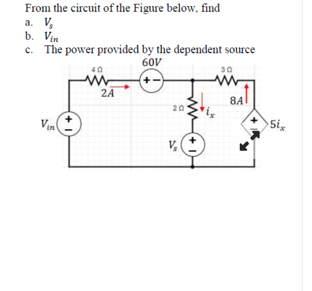 Solved From the circuit of the Figure below, | Chegg.com
