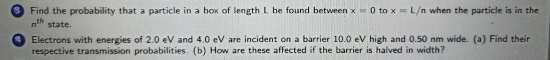 Solved Find the probability that a particle in a box of | Chegg.com