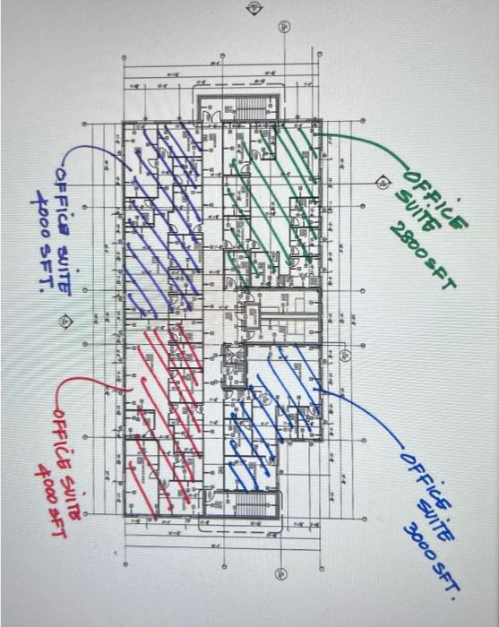 Solved Provided is the first and second level plan of a two | Chegg.com