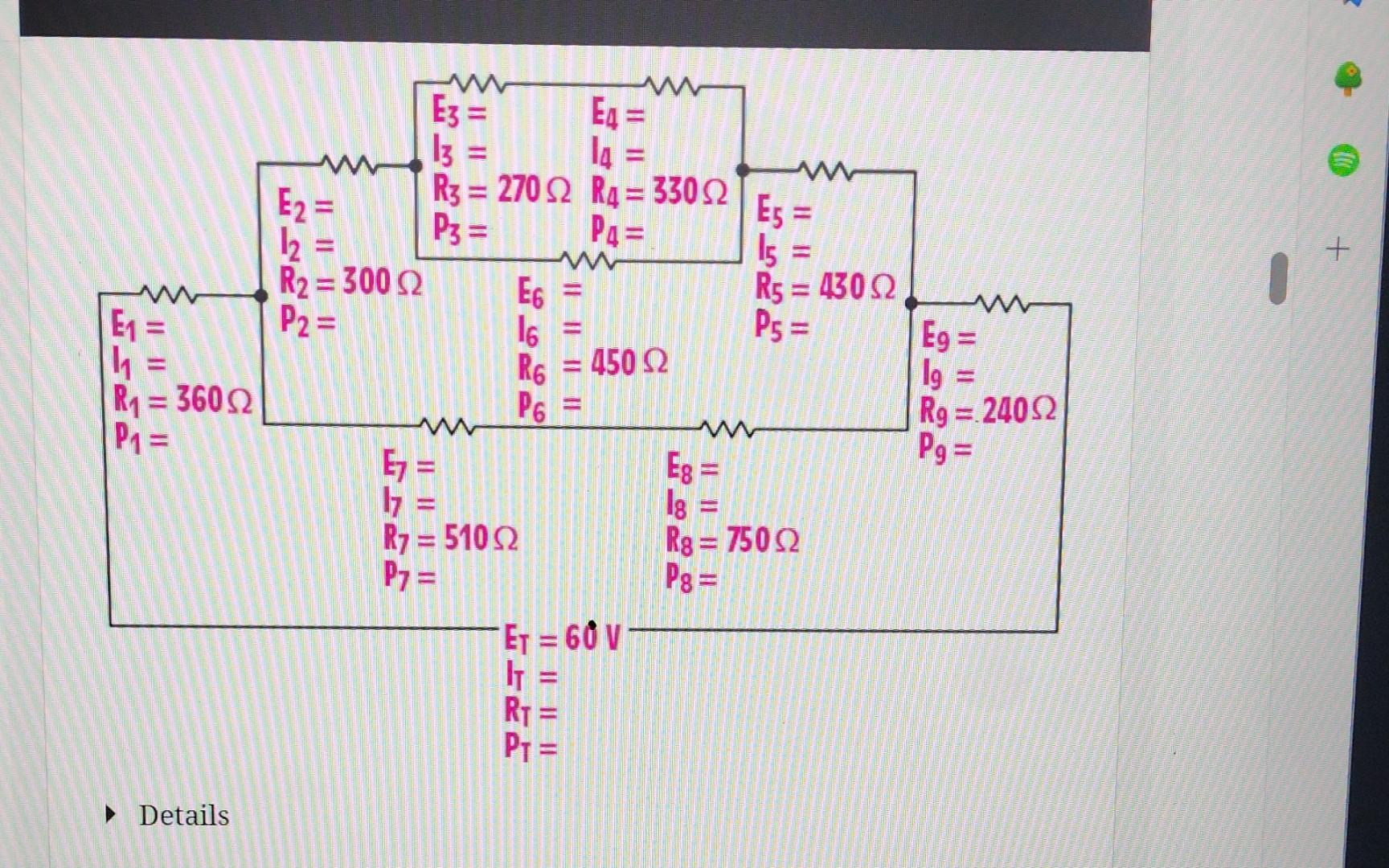 Solved Details | Chegg.com