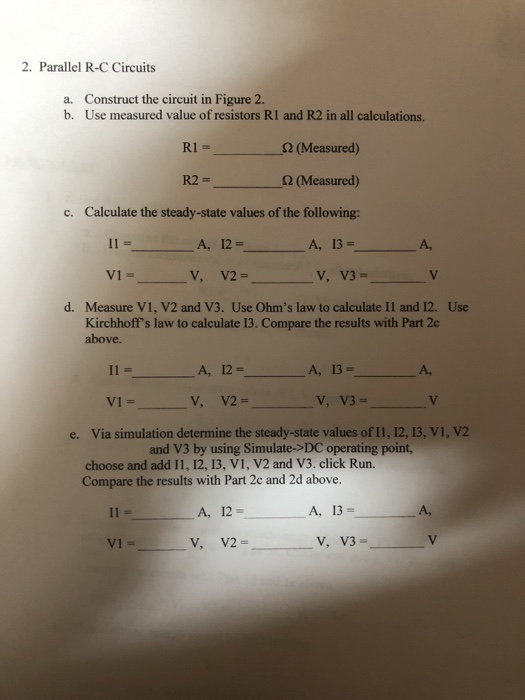 Solved Capacitive and Inductive Circuits Name Section Date | Chegg.com