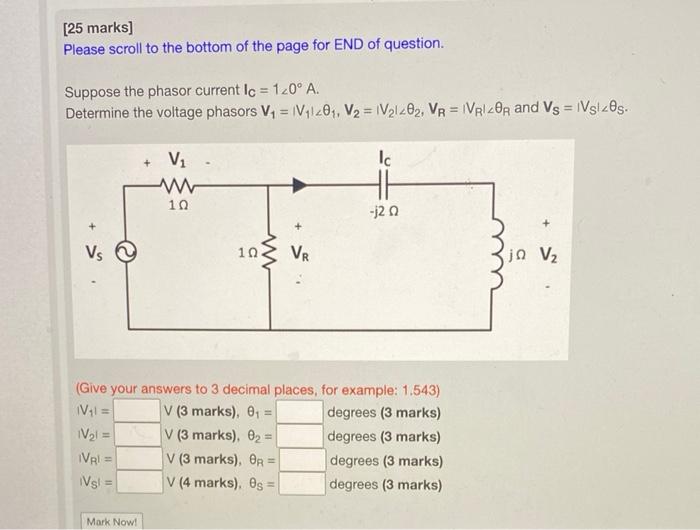 Solved [25 marks] Please scroll to the bottom of the page | Chegg.com