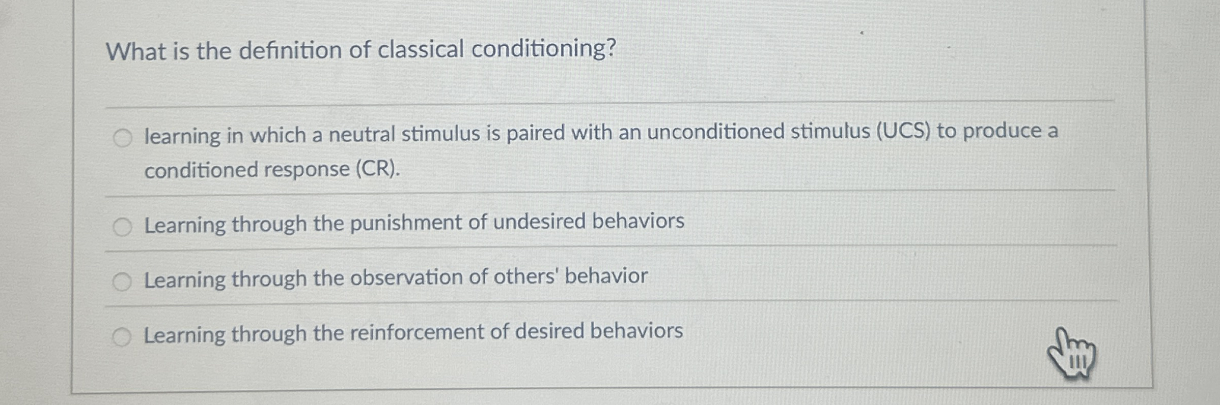 Solved What is the definition of classical | Chegg.com
