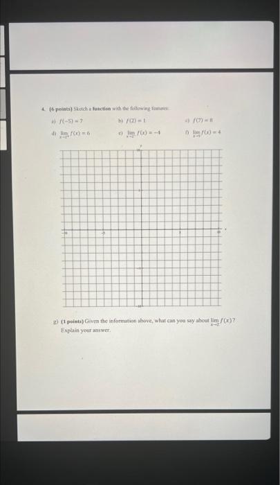 Solved 4. (6 points) Skich function with the following 701 | Chegg.com