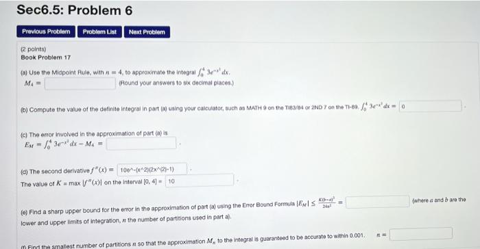 Solved Sec6.5: Problem 6 Previous Problem Probler List Next | Chegg.com