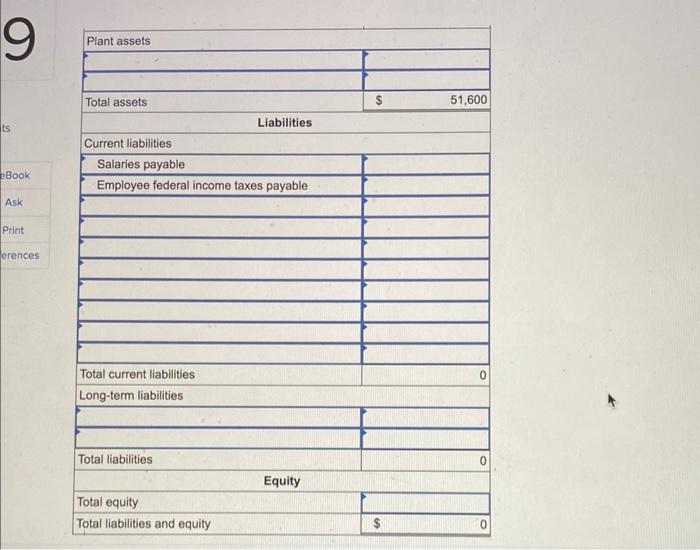 Solved Exercise 9-18 (Algo) Preparing a balance sheet LO C1, | Chegg.com Solved Exercise 9-18 (Algo) Preparing a balance sheet LO C1, | Chegg.com