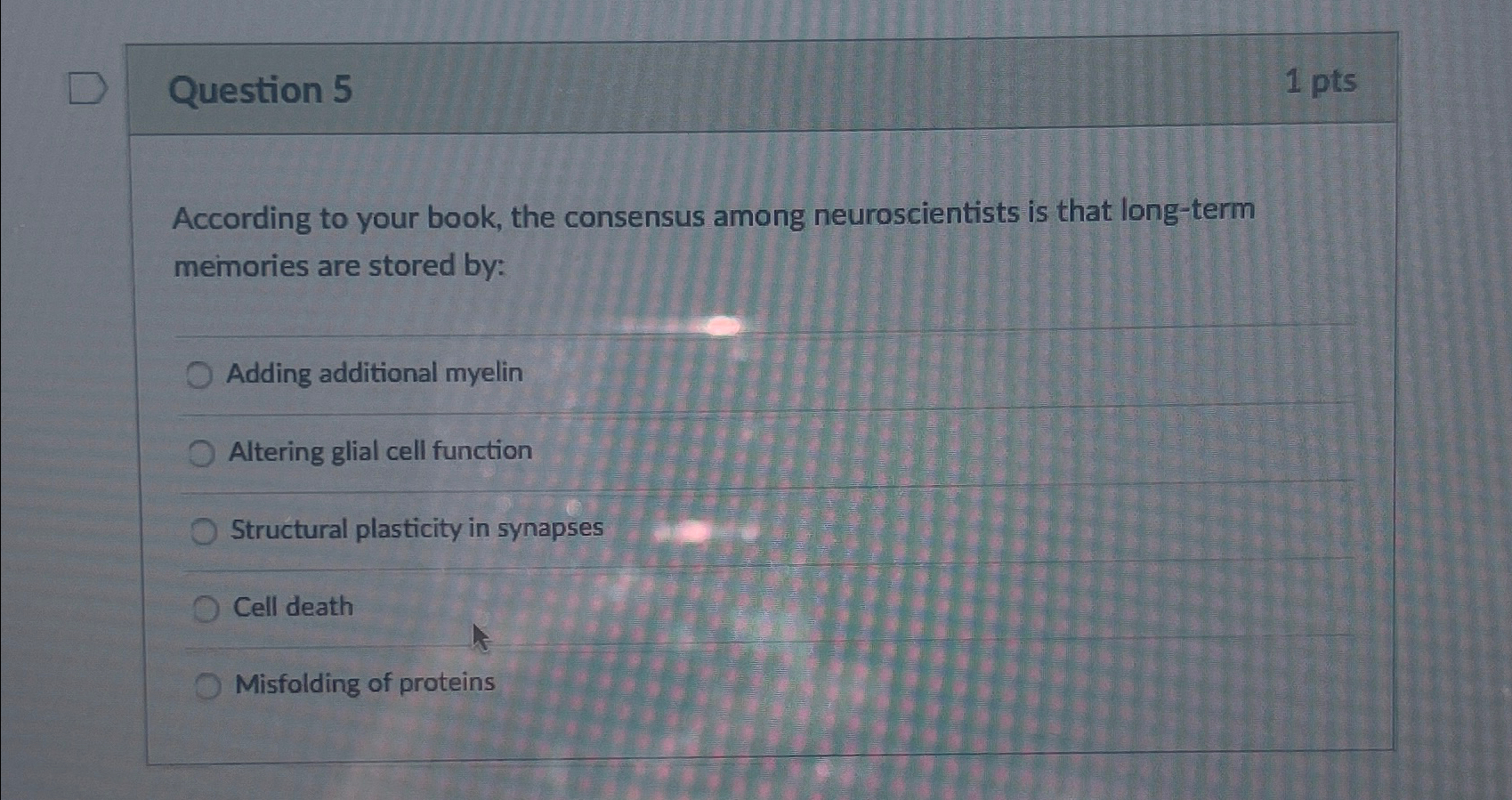Solved Question 51ptsAccording to your book, the consensus | Chegg.com