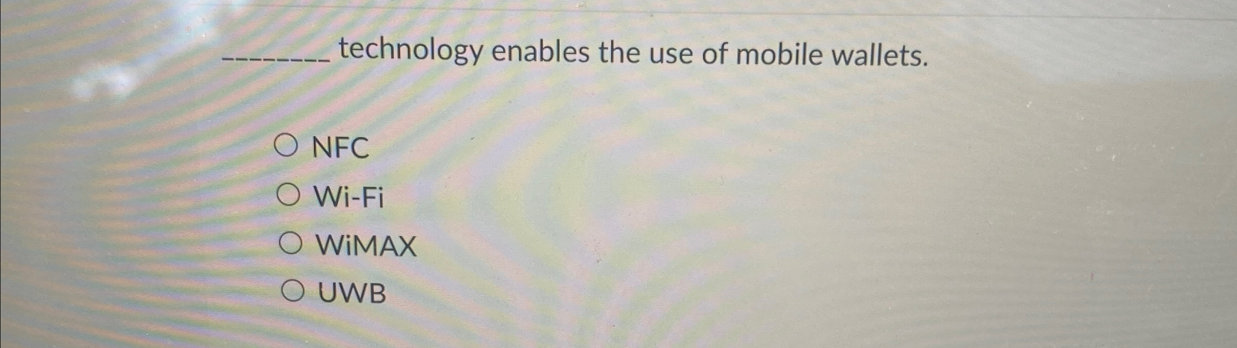 Solved technology enables the use of mobile | Chegg.com