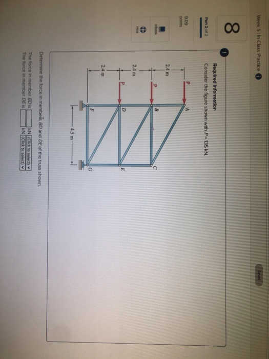 Solved Week 5 1 In-Class Practice Seved 8 Required | Chegg.com