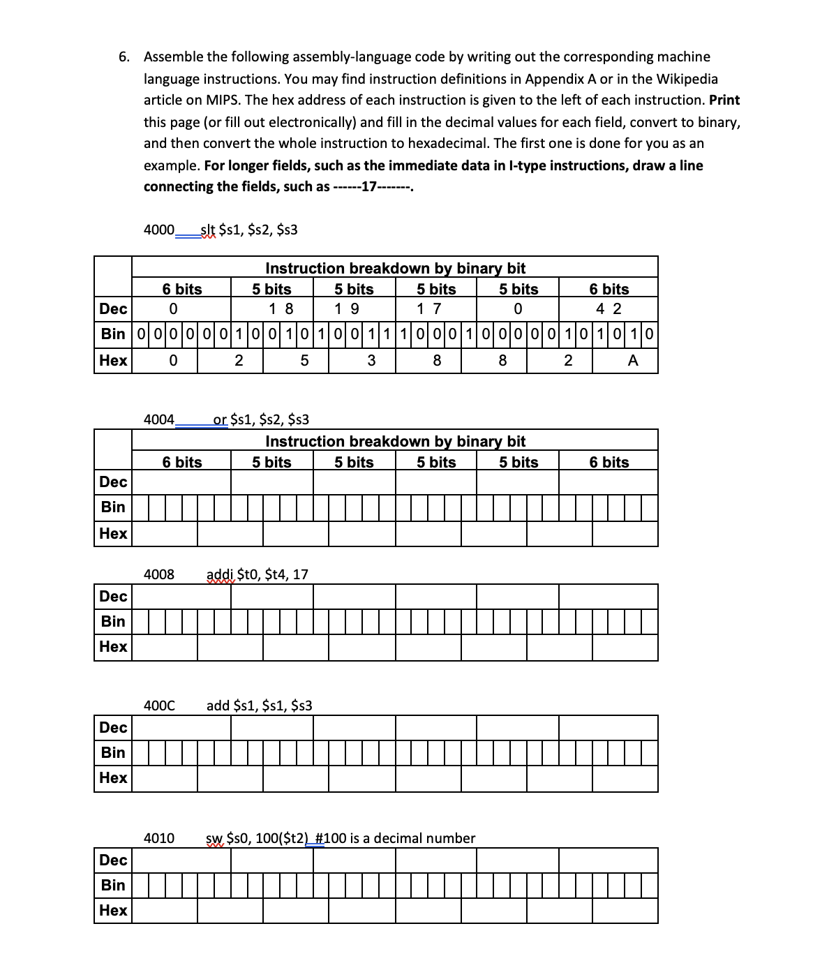 Solved Assemble the following assembly-language code by | Chegg.com