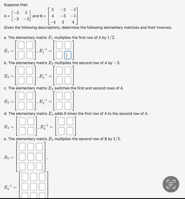 Solved A=[−3−35−2] and B=⎣⎡54−4−2−33−1−14⎦⎤ Given the | Chegg.com