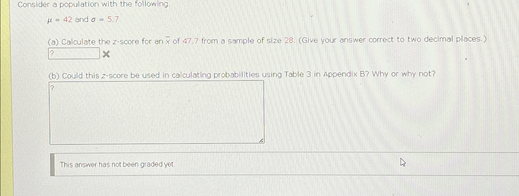 Solved Consider a population with the following.μ=42 ﻿and | Chegg.com