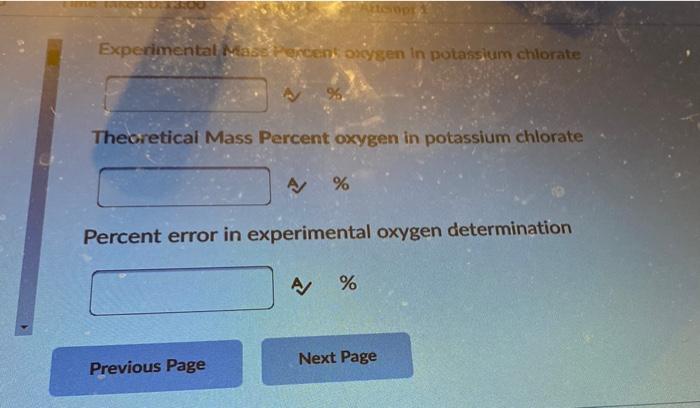 Solved 9 Liten An empty crucible was weighed and the mass | Chegg.com