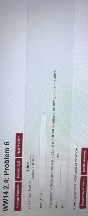 Solved WW14 2.4: Problem 11 Previous Problem Problem List | Chegg.com