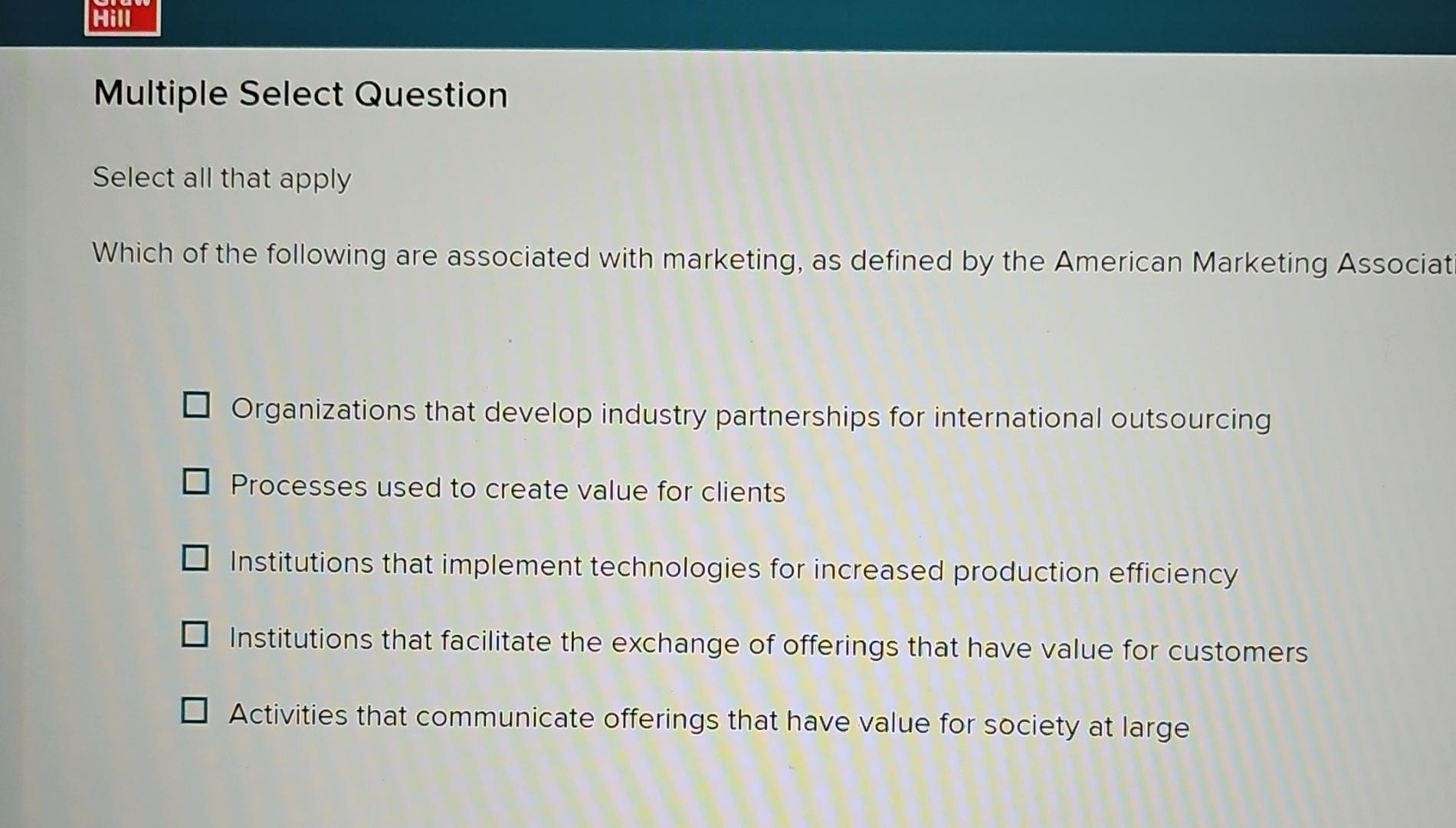 Solved Multiple Select QuestionSelect all that applyWhich of | Chegg.com
