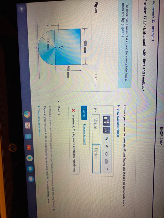 Solved Engr 2302 Homework 11 Attempt 1 Problem 1717