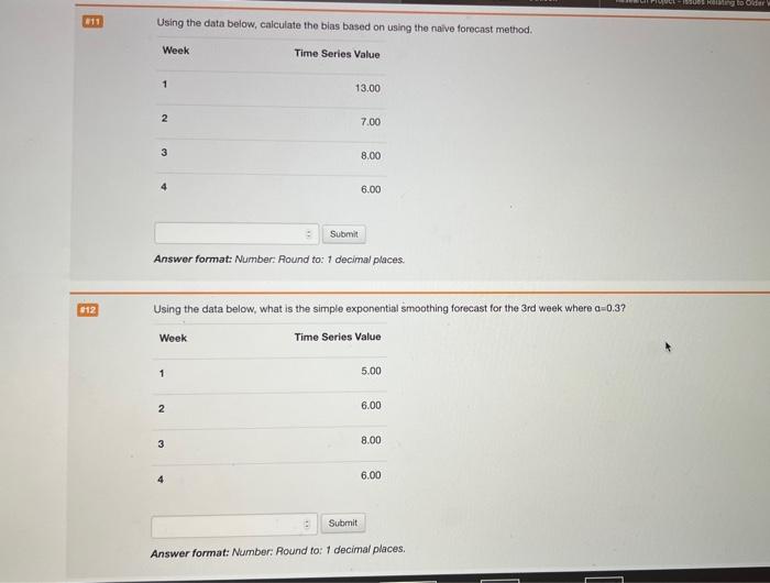 Solved Using the data below, calculate the bias based on | Chegg.com