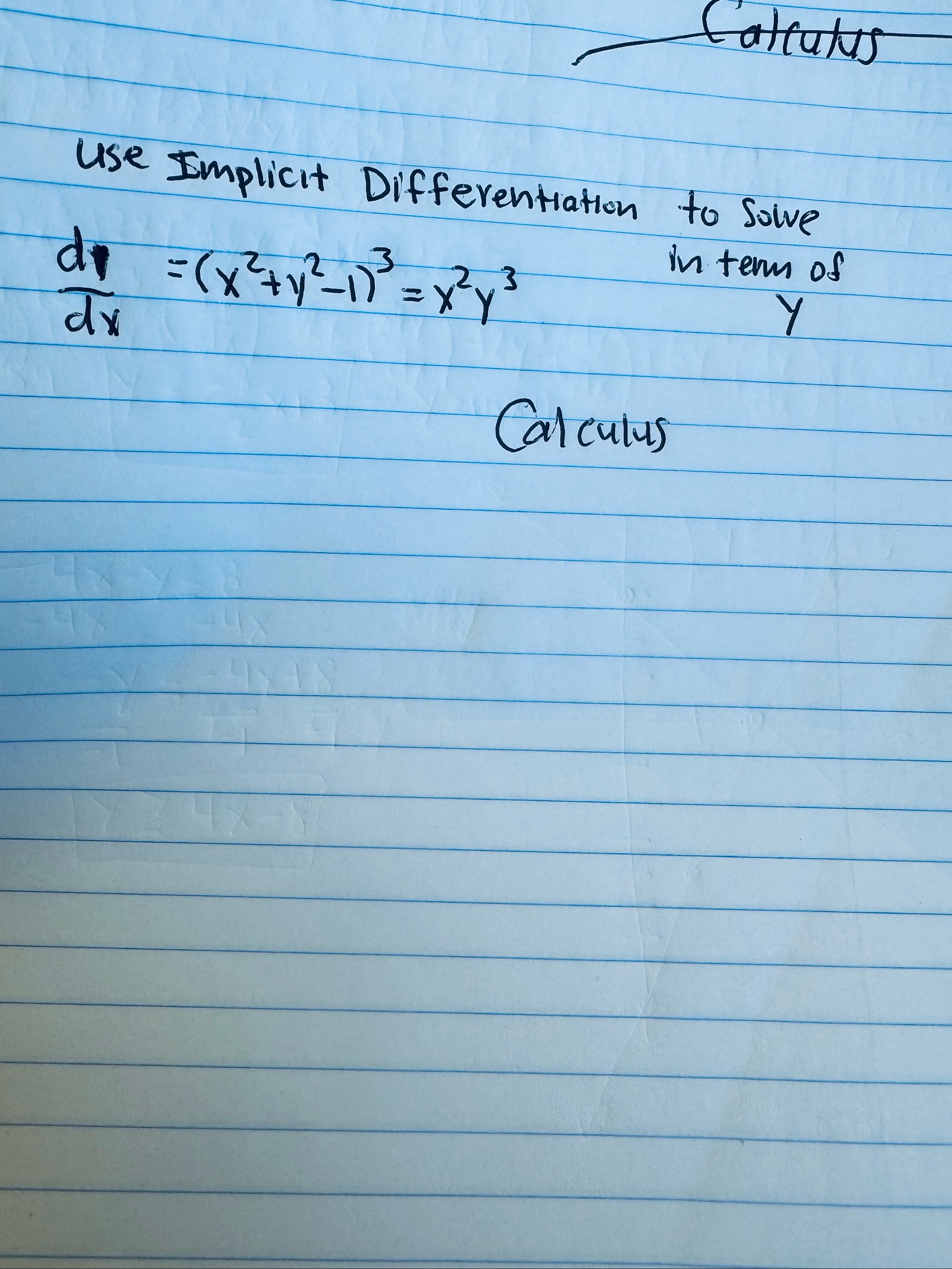 Solved Use Implicit Differentiation to | Chegg.com