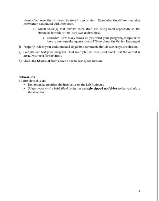 Solved Lab - Part B: Random Fibonacci Number The Fibonacci | Chegg.com