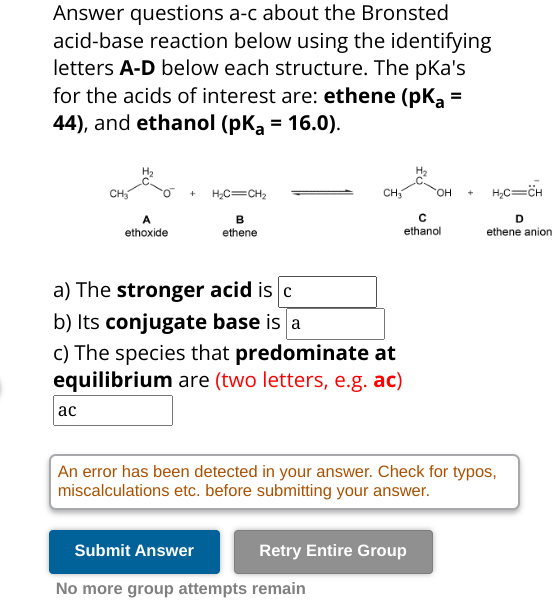 Solved Answer questions a-c about the Bronstedacid-base | Chegg.com