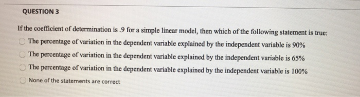 Solved QUESTION 1 A regression analysis between demand (y in | Chegg.com