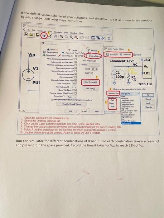 Solved 3. Capacitors in DC (30 marks) Use LTspice to | Chegg.com