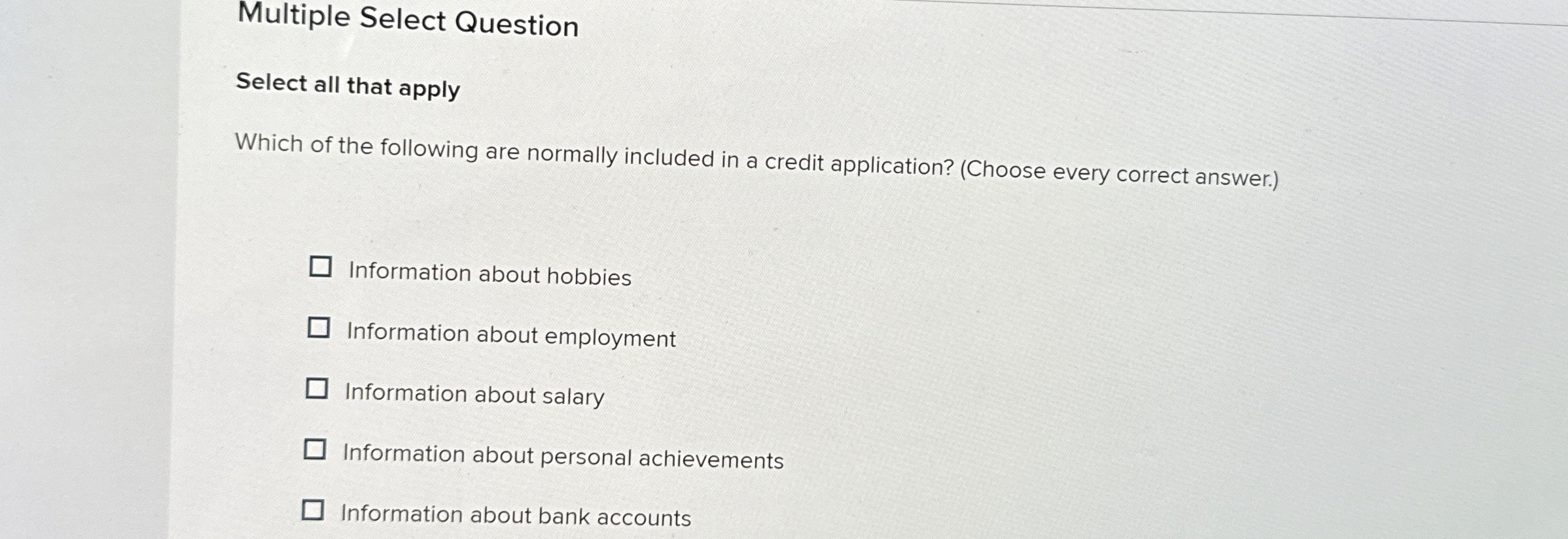 Solved Multiple Select QuestionSelect all that applyWhich of | Chegg.com