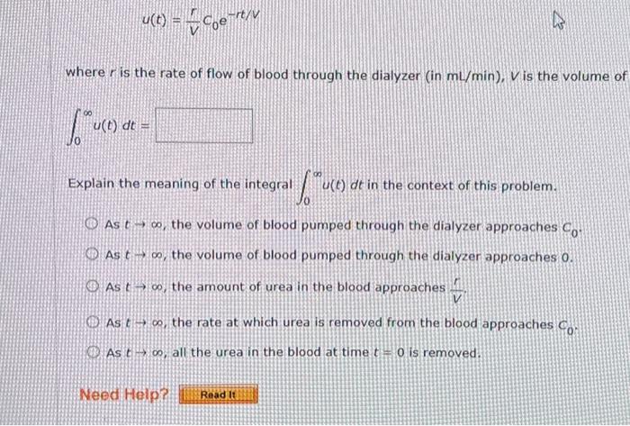 Solved where are is the rate of flow of blood through a | Chegg.com