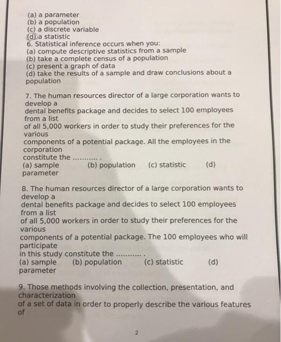 Solved in multpile choice just write corrct answer plese i | Chegg.com