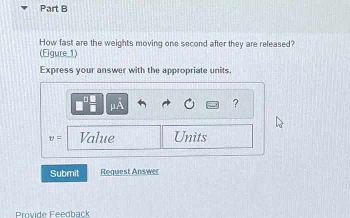 Solved The two weights are released from rest. The | Chegg.com