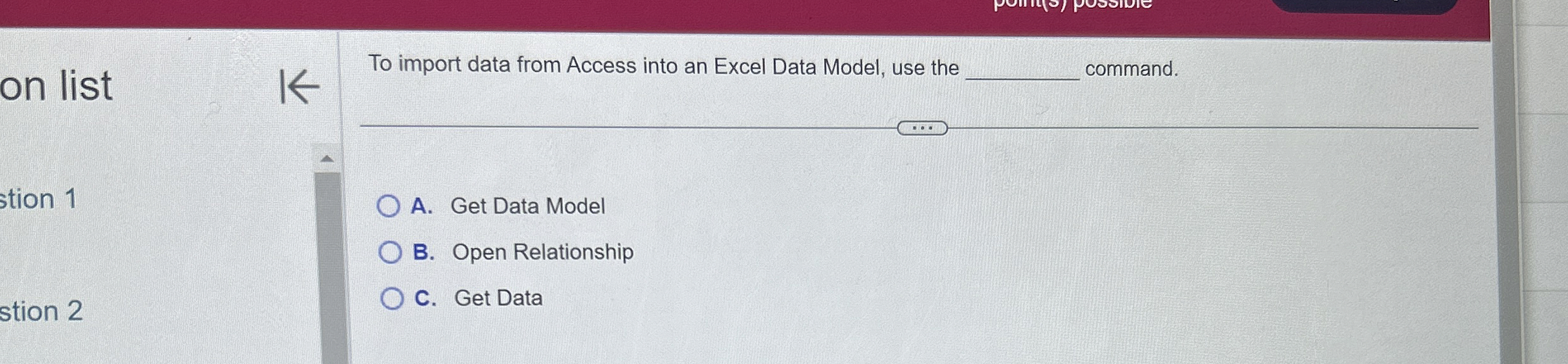 Solved To Import Data From Access Into An Excel Data Model