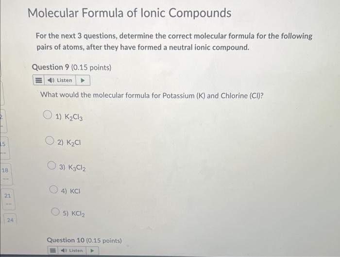 Solved For the next 3 questions, determine the correct | Chegg.com