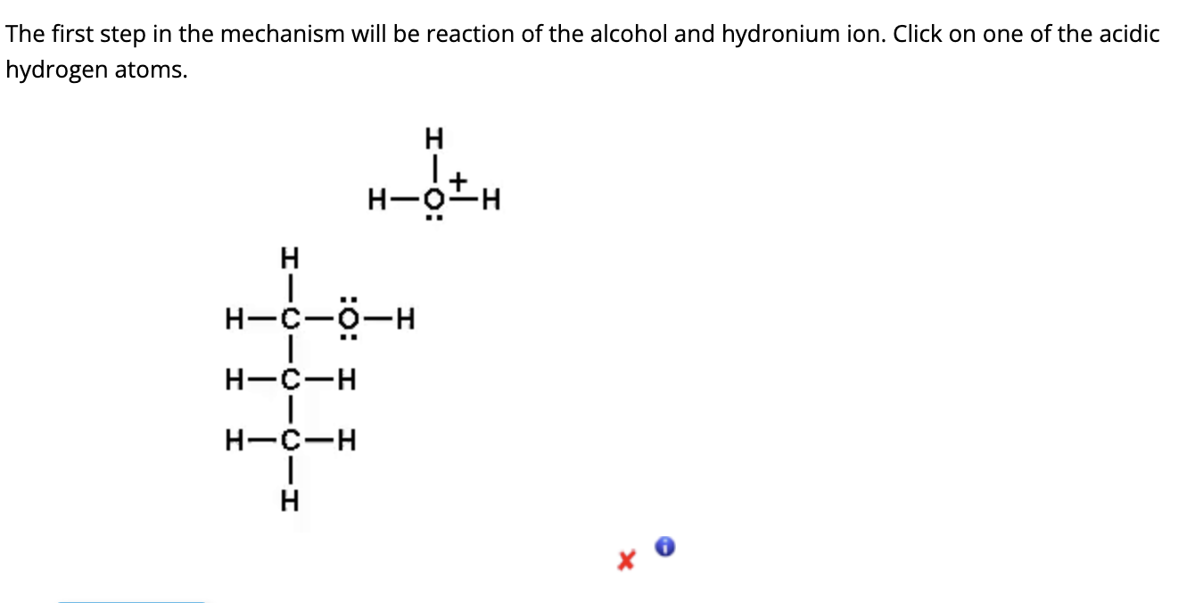 Solved The first step in the mechanism will be reaction of | Chegg.com