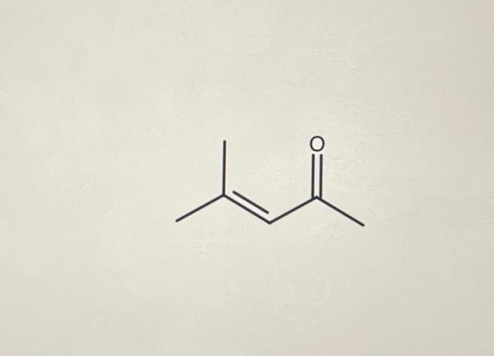 Solved Consider the reaction of 4-methyl-3-penten-2-one with | Chegg.com