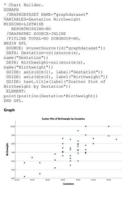 Solved You will need to open the Lab 10 SPSS Output to | Chegg.com