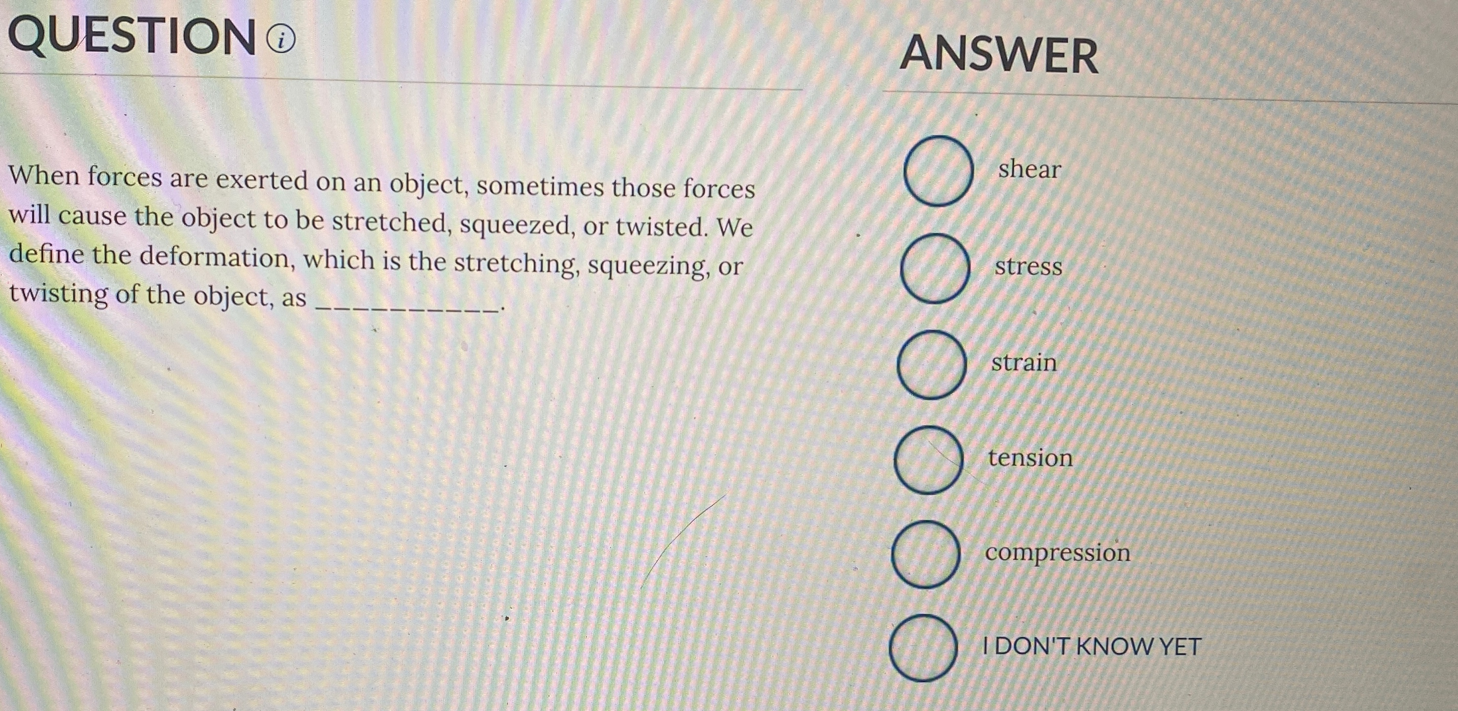 Solved QUESTIONANSWERWhen forces are exerted on an object, | Chegg.com