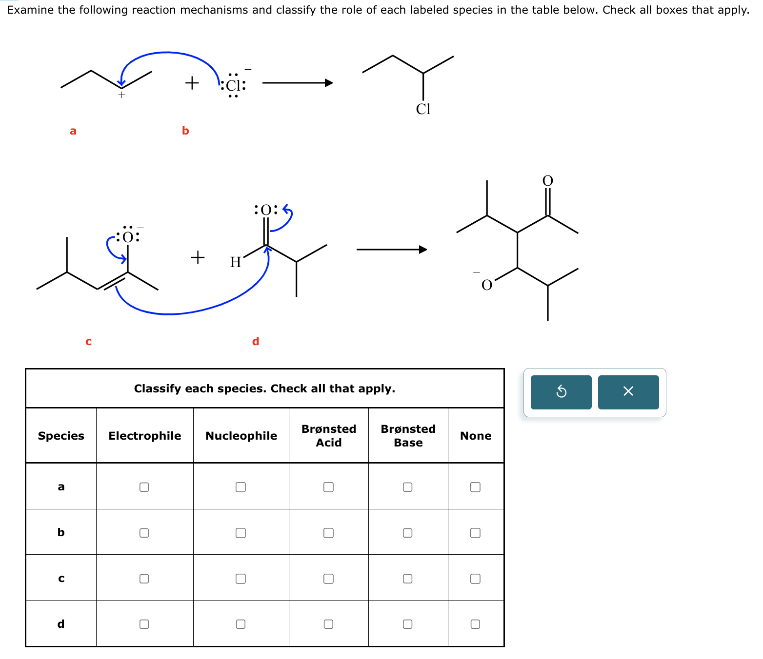 Solved Examine the following reaction mechanisms and | Chegg.com