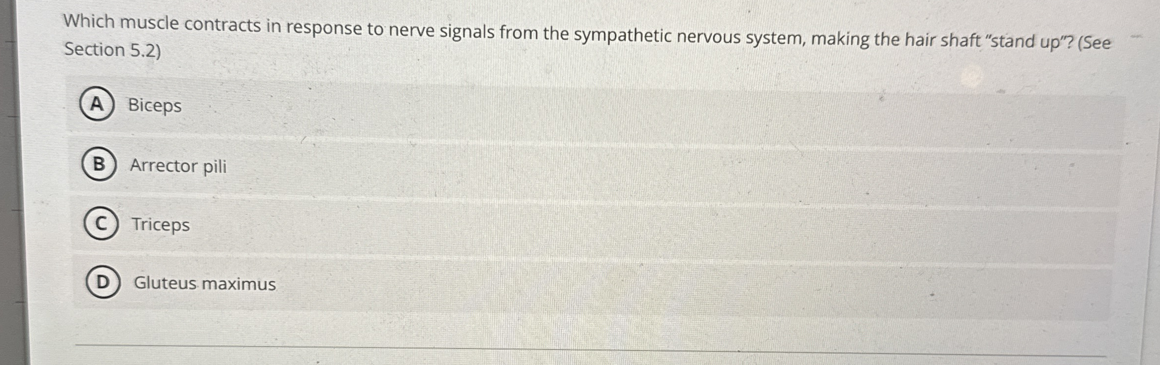 Solved Which muscle contracts in response to nerve signals | Chegg.com