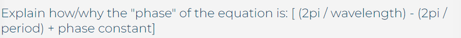 Solved Explain how/why the "phase" of the equation is: | Chegg.com