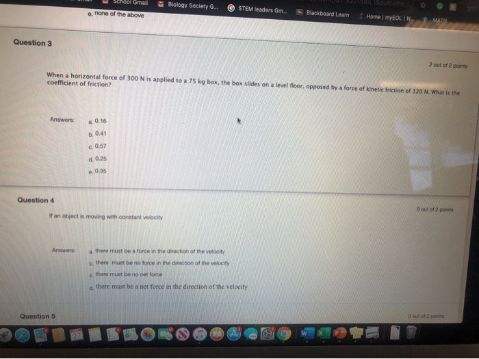 Solved Senol Gmail e none of the above Biology Society. STEM | Chegg.com
