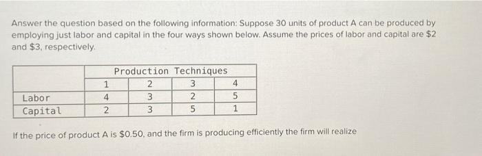 Solved Answer the question based on the following | Chegg.com Solved Answer the question based on the following | Chegg.com