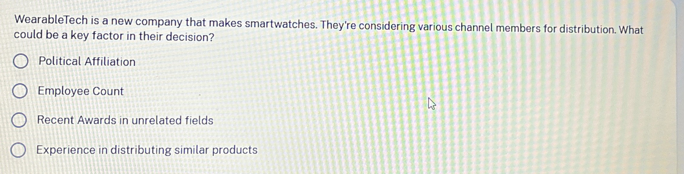 Solved WearableTech is a new company that makes | Chegg.com