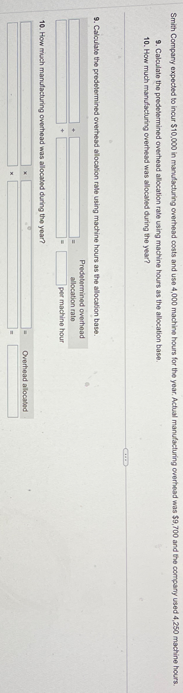 Solved Calculate the predetermined overhead allocation rate | Chegg.com