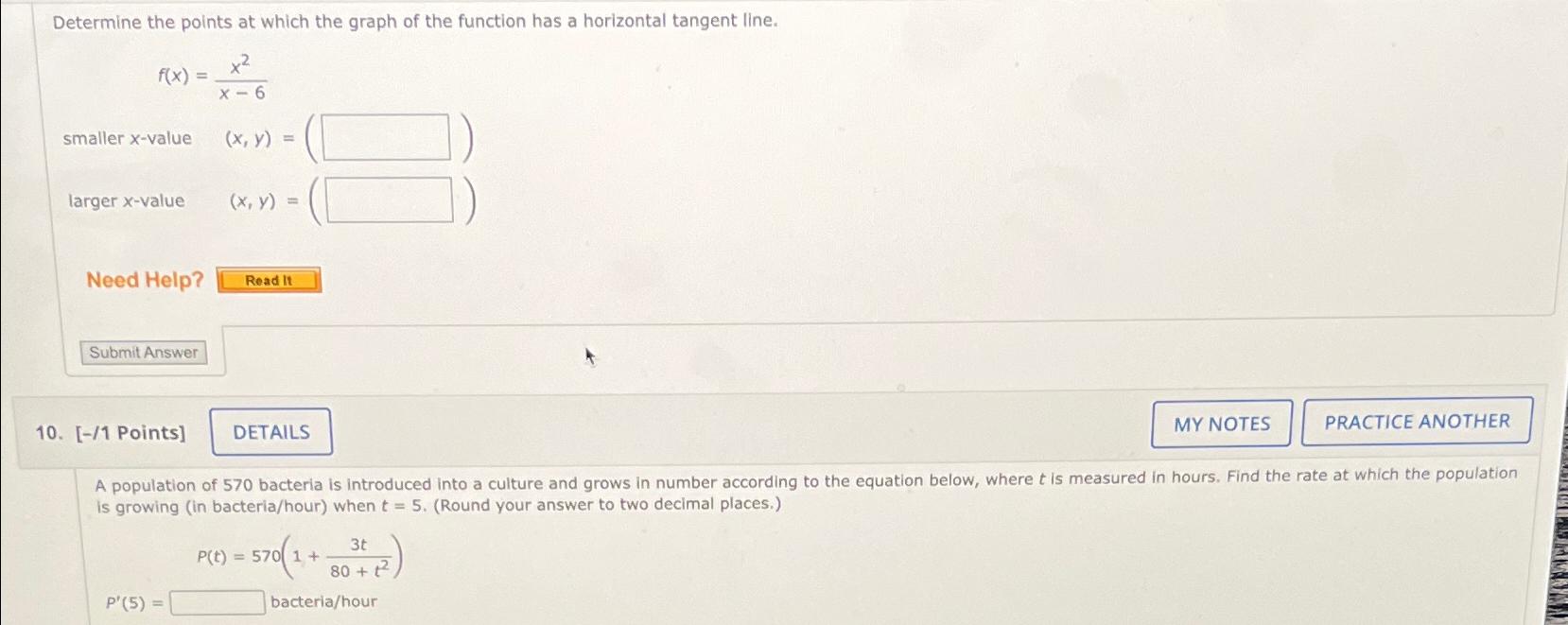 Solved Determine the points at which the graph of the | Chegg.com