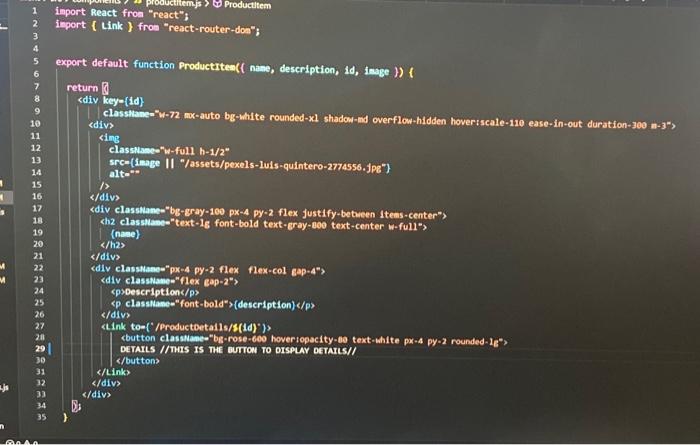 Solved I am using react as frontend,this is a snippet of | Chegg.com