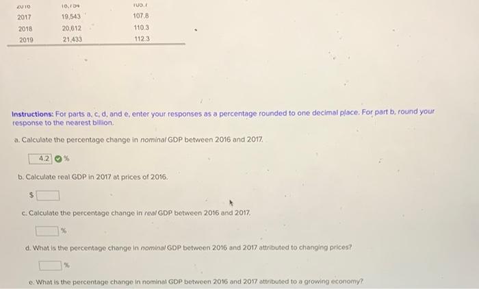 Solved Using the data in the table below related to nominal | Chegg.com