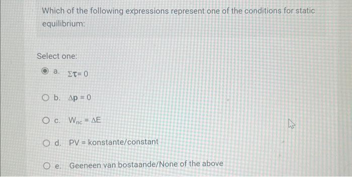 Solved Which of the following expressions represent one of | Chegg.com