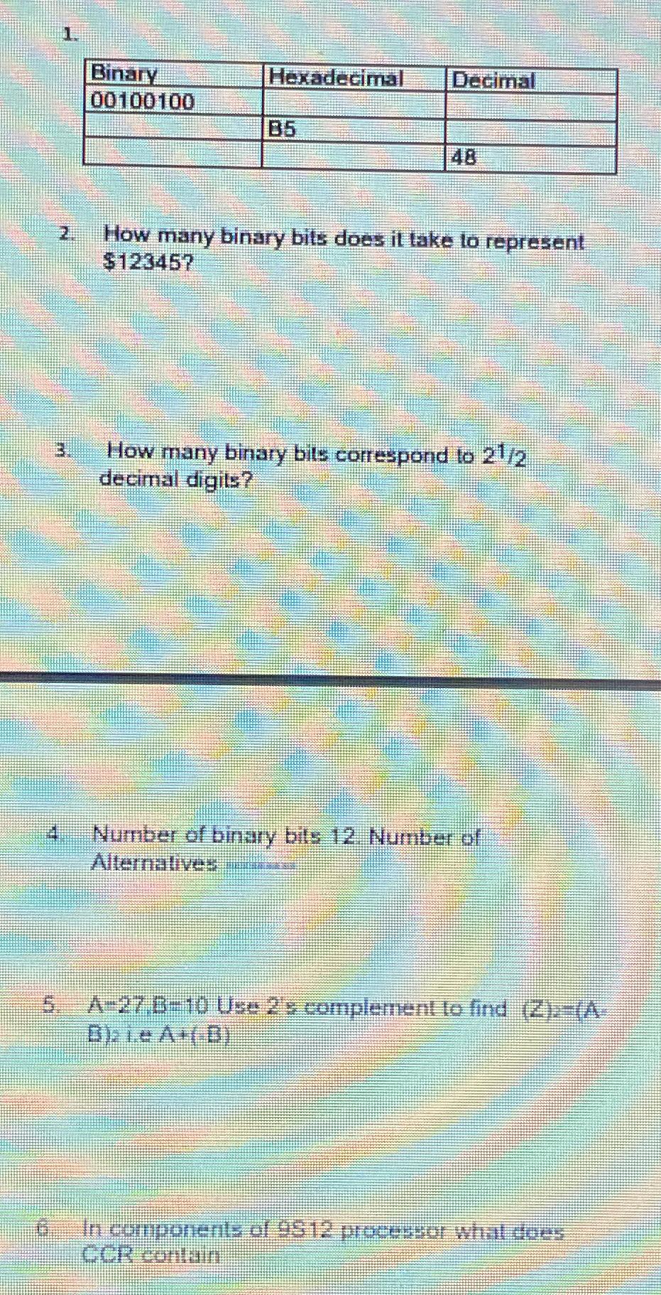 Solved Question | Chegg.com
