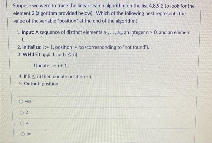 Solved Suppose we are to trace the algorithm that determines | Chegg.com
